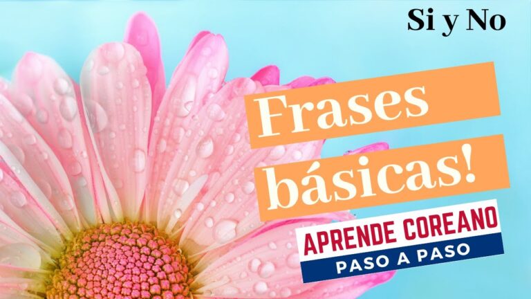 Cómo se dice "sí" en coreano: guía fácil y rápida para principiantes ...